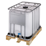 Container IBC/GRG 1000 litres homologué avec palet d acier-plastique ...